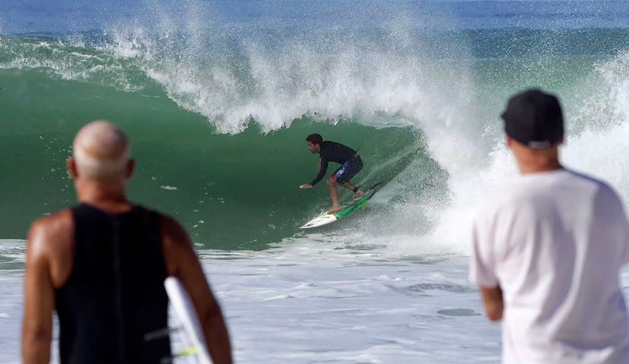 Mason Ho Takes His Pops On a Rock Dance
