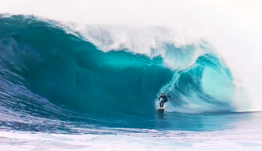 The Story Behind Laurie Towner's Iconic Paddle-In Wave at Shipsterns