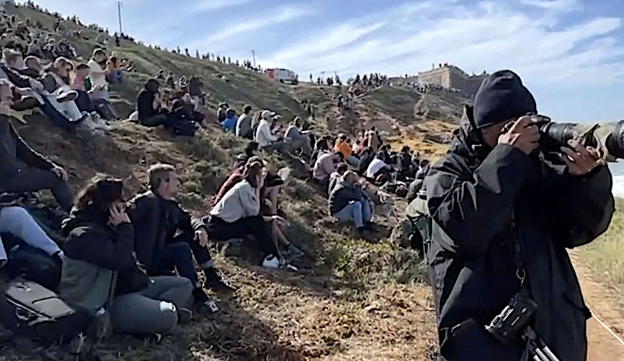 I Broke My Nose Surfing at Nazaré with No Experience | The Inertia