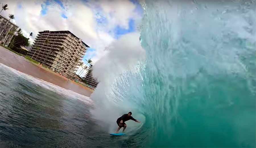 Clay Marzo, a Soft-Top, and Massive Maui Shorebreak | The Inertia