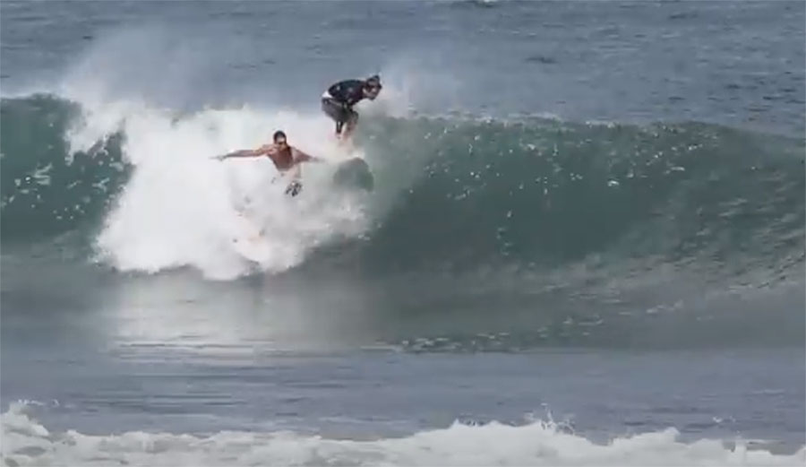 This Surfer's Deft Little Touch Takes Care of a Drop In