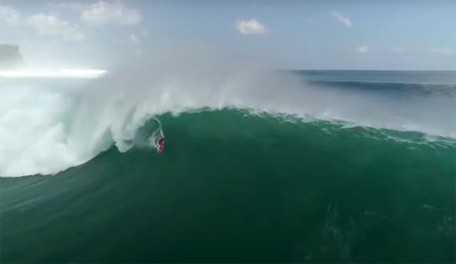 This Is Drone Footage of an 80-Second Wave at Uluwatu | The Inertia