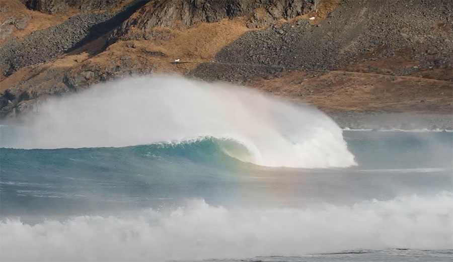Finding Frigid, Perfect Waves In the Arctic Circle