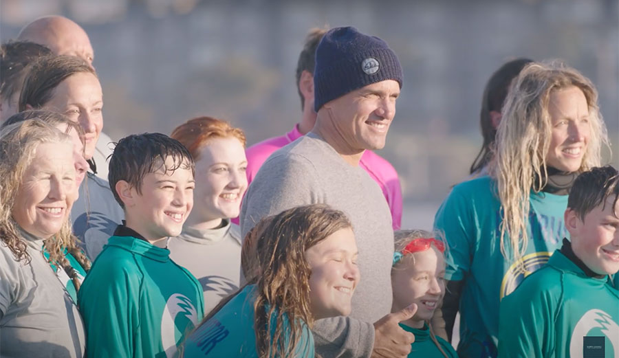 Kelly Slater Gave Kids Learning to Surf at the Wave Project Scotland a ...