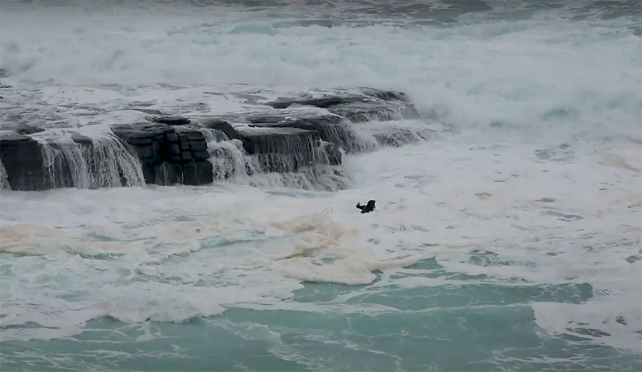 Nathan Florence and a Seriously Hellish Paddle Out to a Scottish Reef Slab