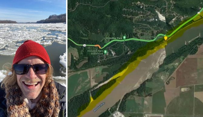 Paddle Boarder Goes Missing While 'Iceberg Surfing' Down Missouri River