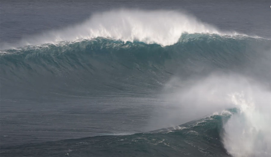 A Massive Jaws Tow Day Went Down on December 20th
