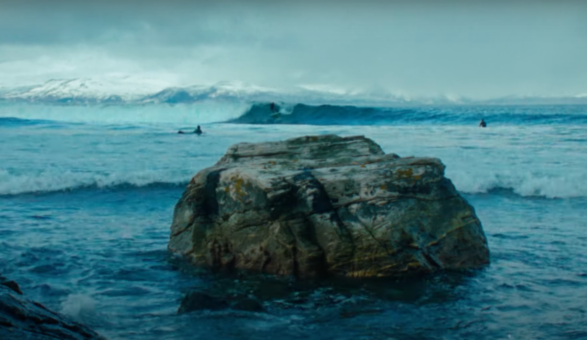 Arctic Roses: A Day of Waves and Snow in Norway