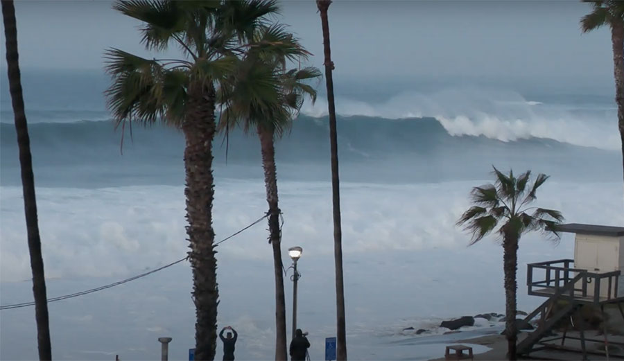Look How Big the Bomb Cyclone Swell Really Was In California