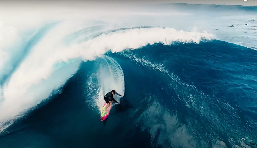 Koa Rothman Takes On Maxing Third Reef Pipeline