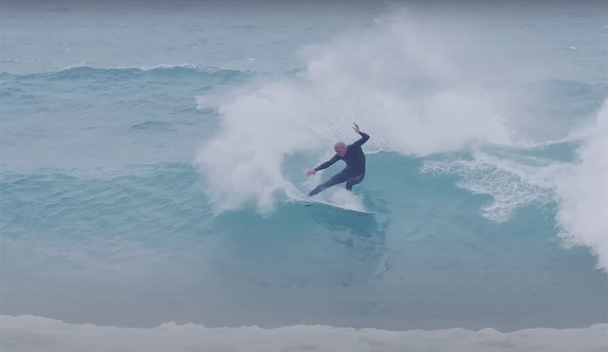 Kelly Slater Surfing In Portugal Before the MEO Rip Curl Pro