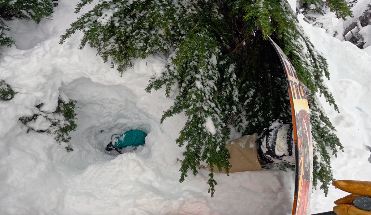 Video of Terrifying Tree-Well Rescue Shows How Lucky Snowboarder Is to ...