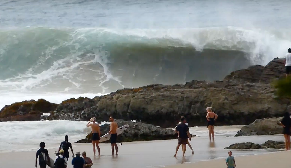 Snapper Rocks Was Firing on All Cylinders on April 19th