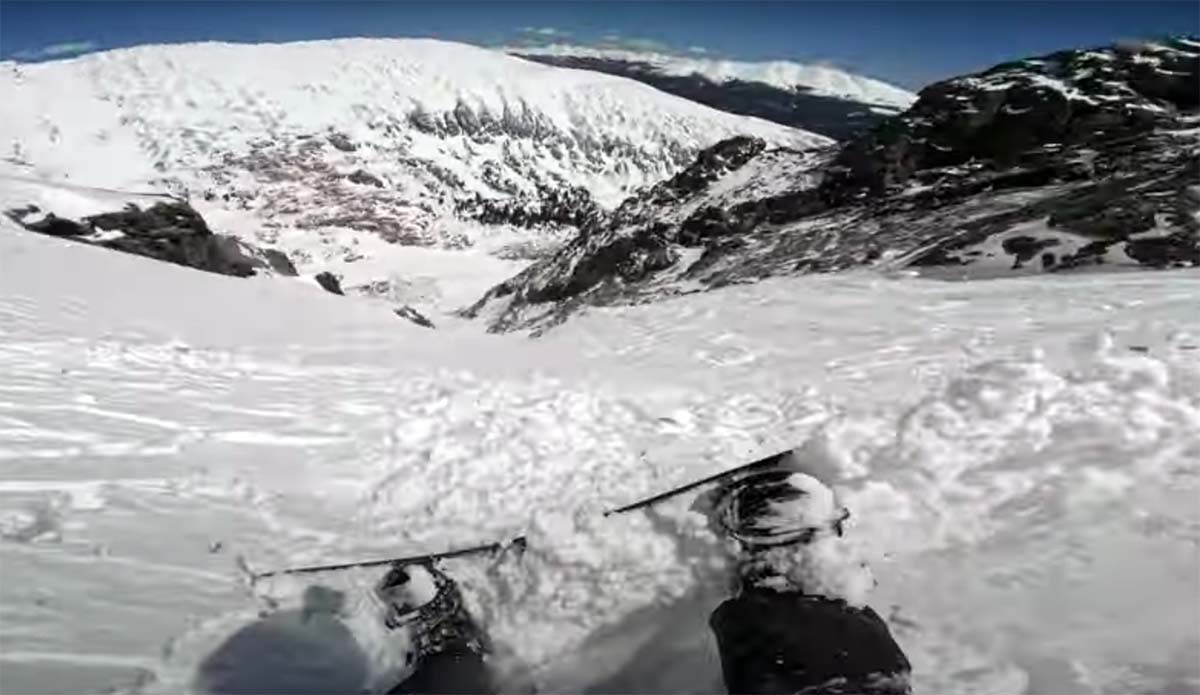 Snowboarder Posts Footage of Terrifying Avalanche That Sent Him ...