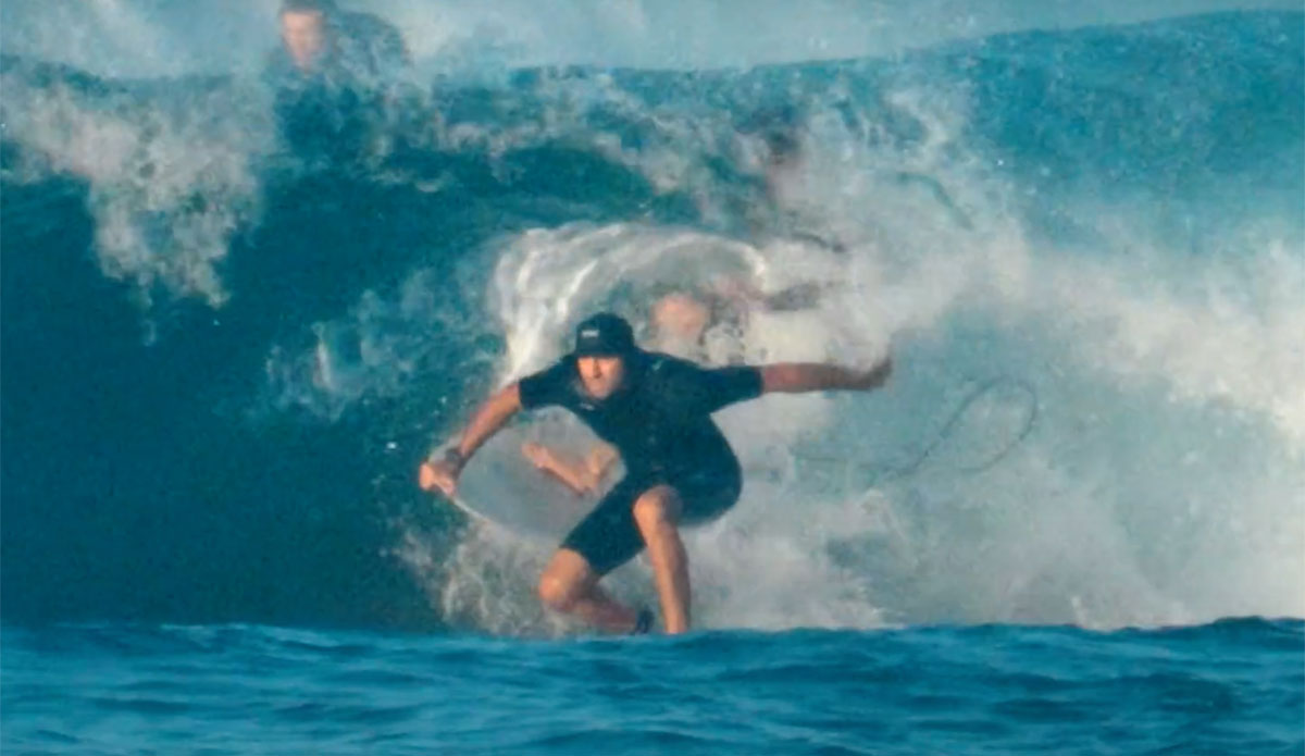 This Guy at Snapper Rocks Casually Flicked Another Surfer Out of His Way