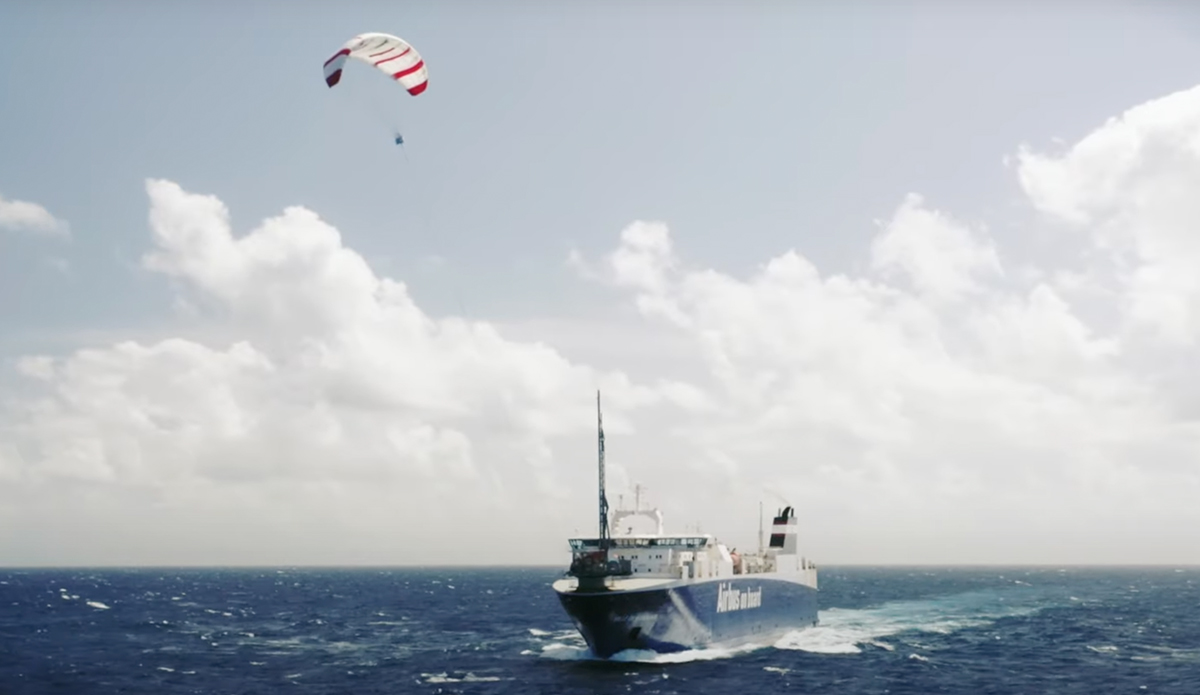 Kitesurfing Ships Could Slash Carbon Emissions