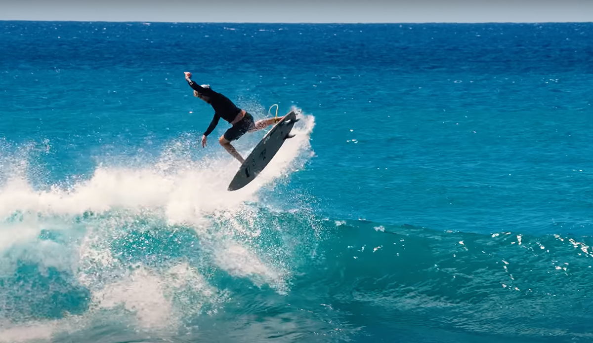 Koa Rothman Back Surfing After Snapping Ligament In Foot