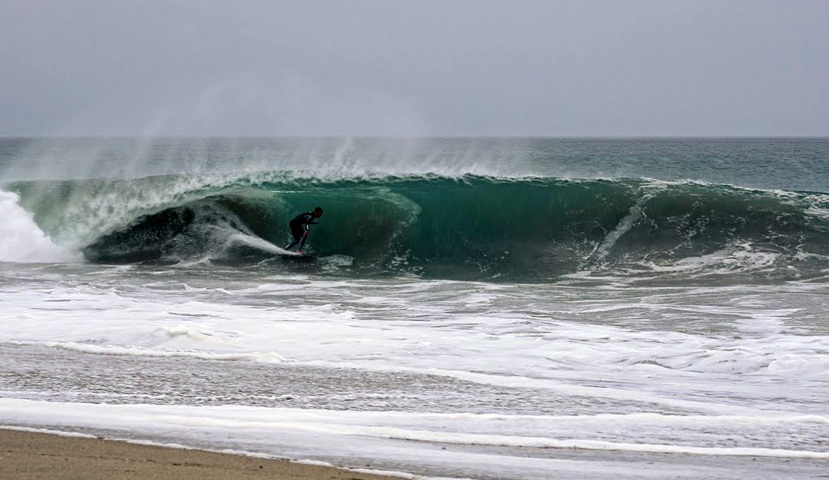 This Is What Newport Looked Like During the Hurricane Hilary Swell