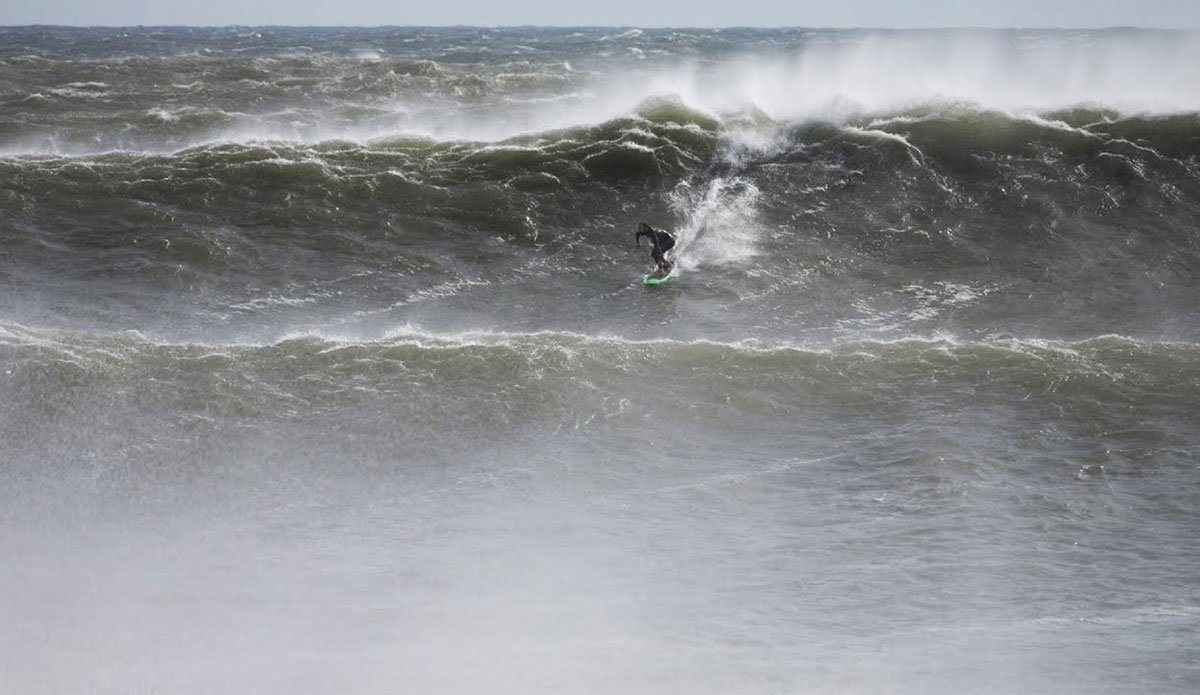 Ben Gravy Found a Wild Window of Hurricane Lee Surf