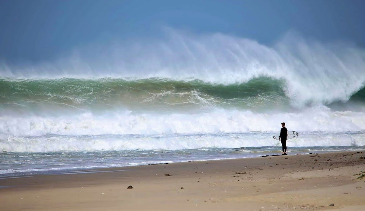Here's What J-Bay Does When a Monster Swell Runs Into It