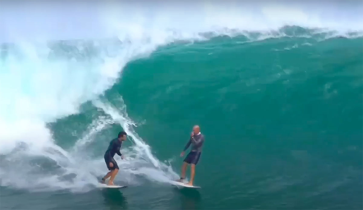Watch Kelly Slater Burn the Guy Who Punched Sara Taylor in Bali