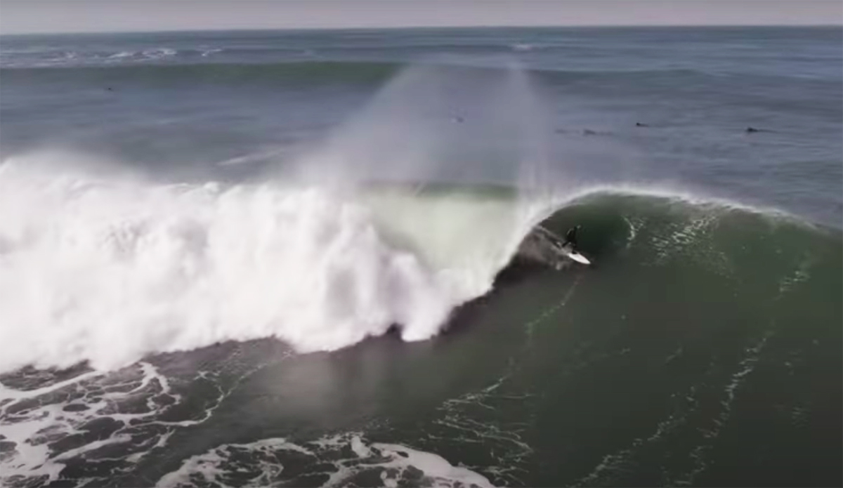 Drone Footage of Big, Clean Ocean Beach