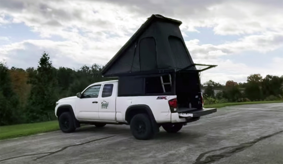 This Wedge Truck Camper Is Unique in the World of Pop-Ups