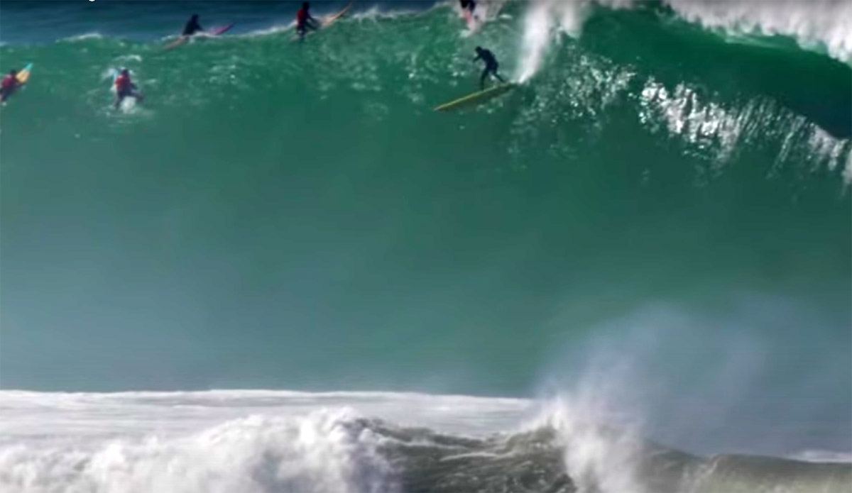 Examining the Free Fall In Big Waves at Maverick's