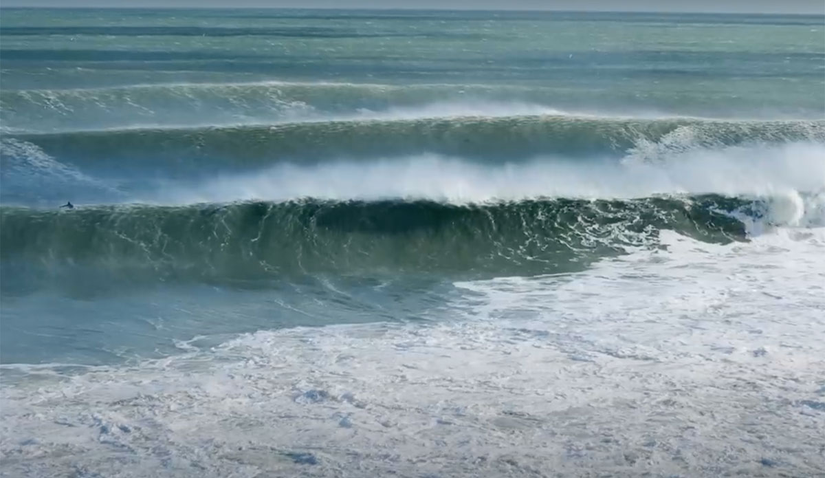 4 Minutes of the Biggest New Jersey Swell In Anyone's Memory