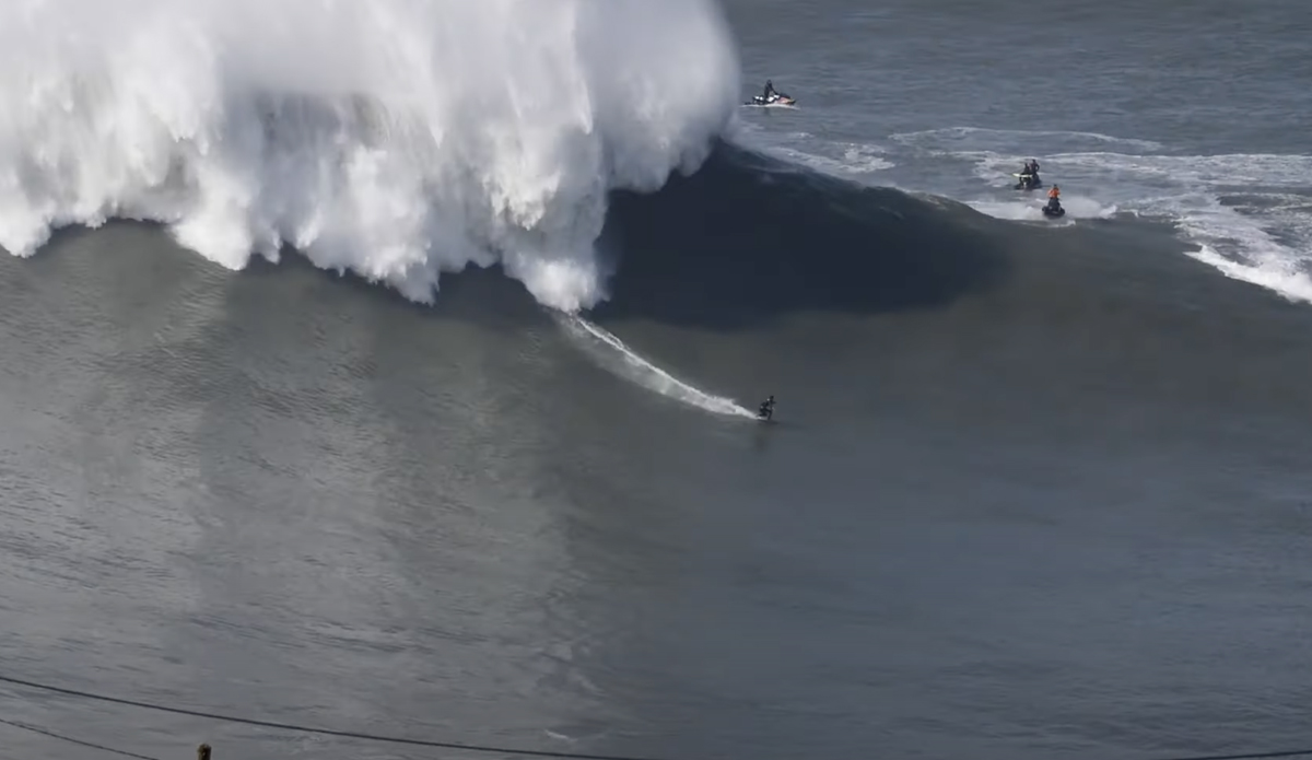 Here's a Behind-the-Scenes Look at the Logistics of Riding Nazaré