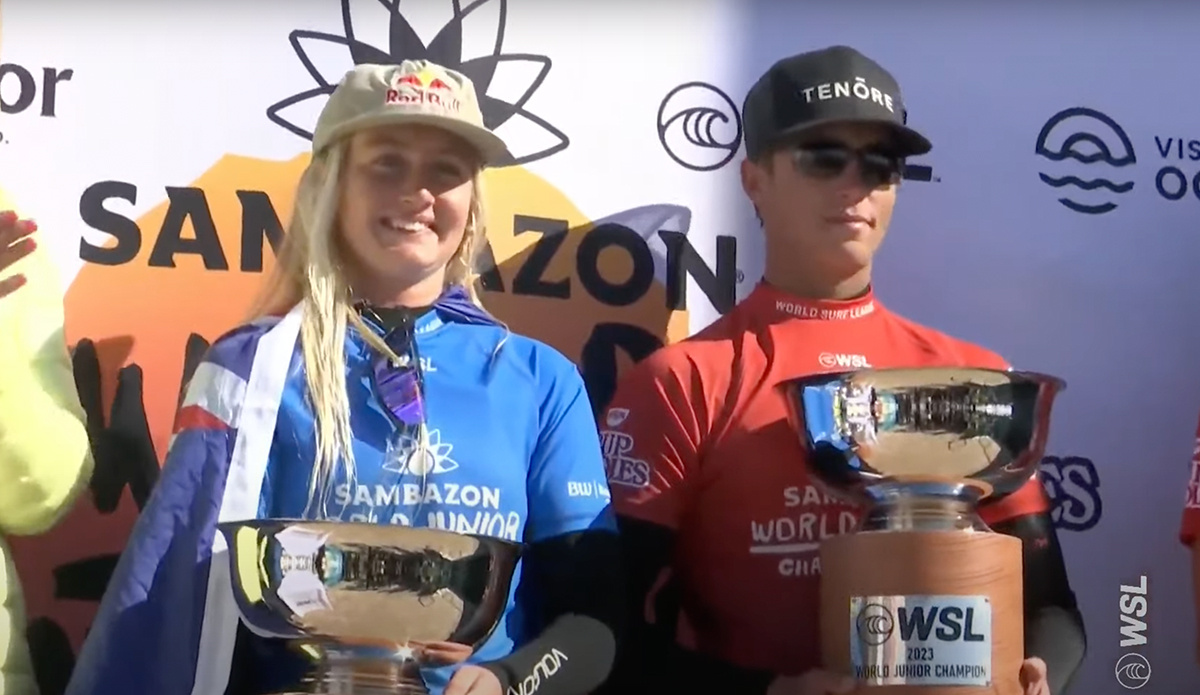 Sierra Kerr, Jett Schilling Become 2023 WSL World Junior Champions