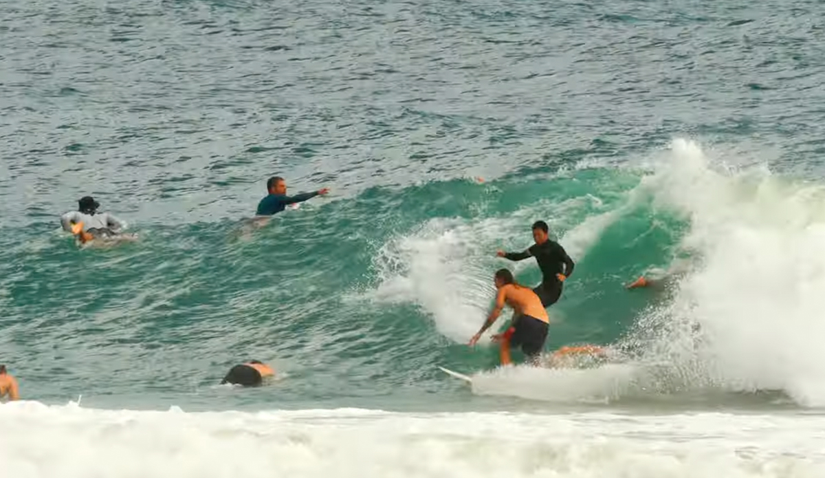 Here's a Video of Snapper Rocks Surfers Just Barely Avoiding Maiming ...