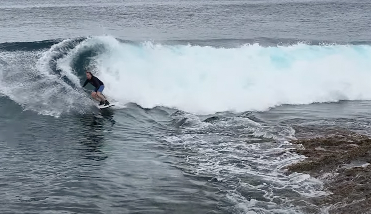 Ben Gravy Rides the "Scariest Wave He's Ever Surfed"