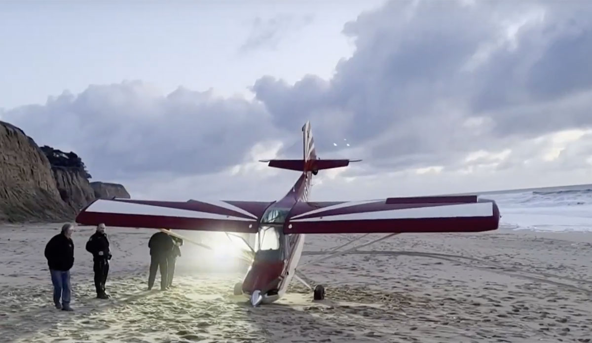 Florida Man Steals Plane; Ditches It on Half Moon Bay Beach