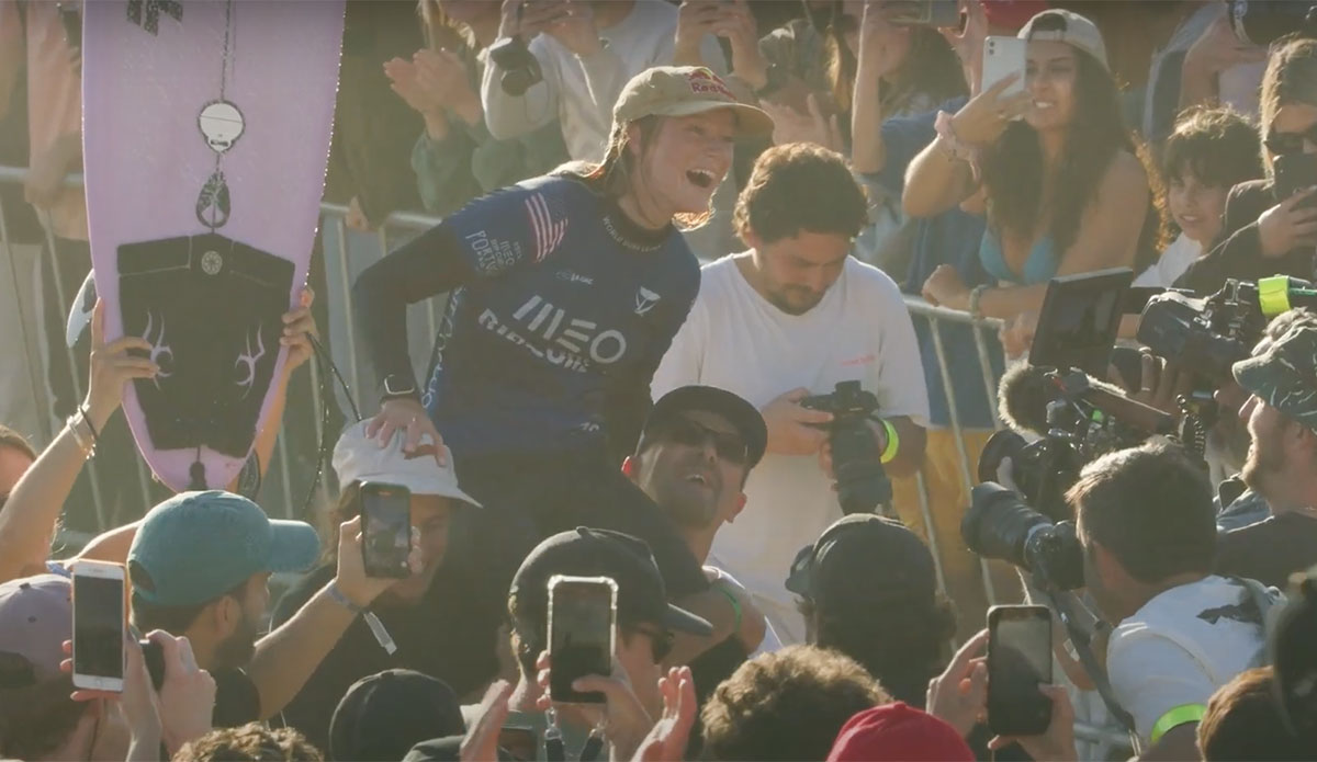 Caitlin Simmers: a Look Back at Her First-Ever CT Victory at Supertubos