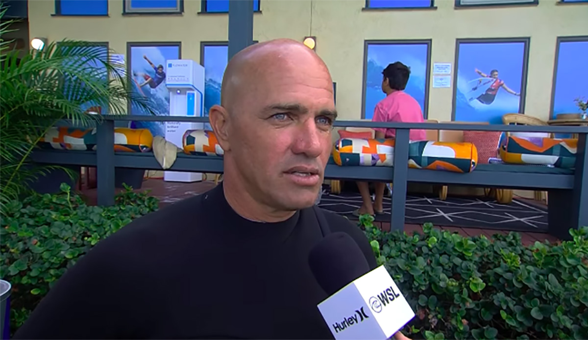 Did Kelly Slater Insinuate He Was Retiring During His On-Air Interview ...