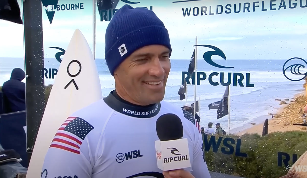 Kelly Slater Opens Up About His Upcoming Baby Boy After Bells Heat Win