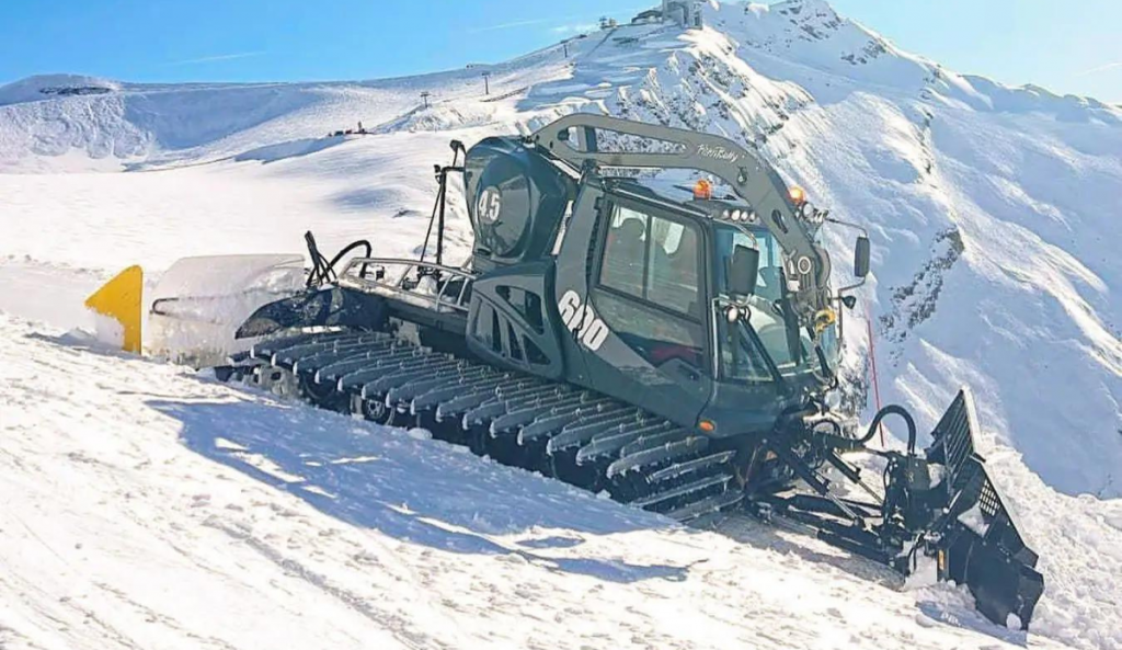 A Snow Groomer Tumbled 1,300 Feet Down a Resort Slope In Switzerland
