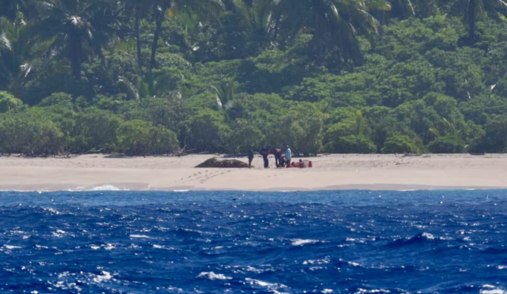 Stranded Sailors Rescued From Pacific Island After Writing ‘Help’ in ...