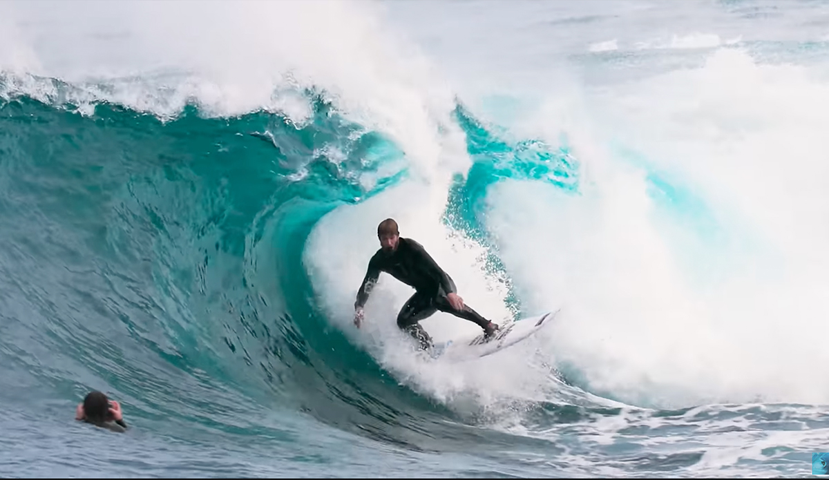 Nathan Florence Surfs Razor-Sharp, Barnacle-Encrusted West Oz Slab