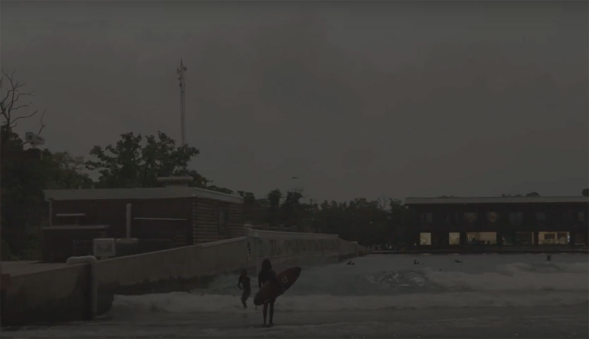 Dylan Graves Surfed the Waco Wave Pool During the Total Solar Eclipse