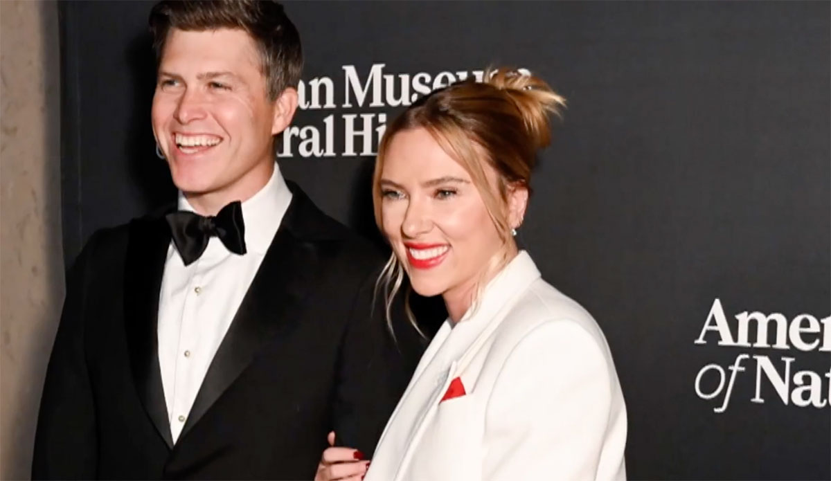 Scarlett Johansson Weighs In on Colin Jost's Olympic Surfing Assignment