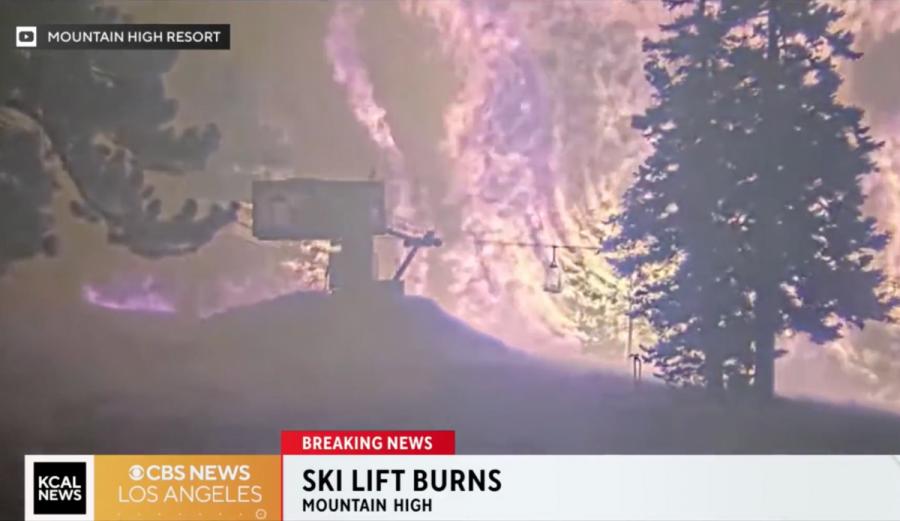 Snow-Making Machines Save SoCal Ski Resort From Bridge Fire