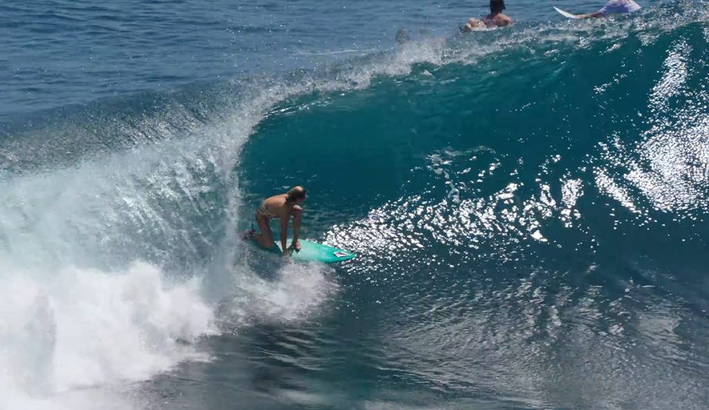 Mason Ho Shows Coco Ho the Ropes at Firing Uluwatu