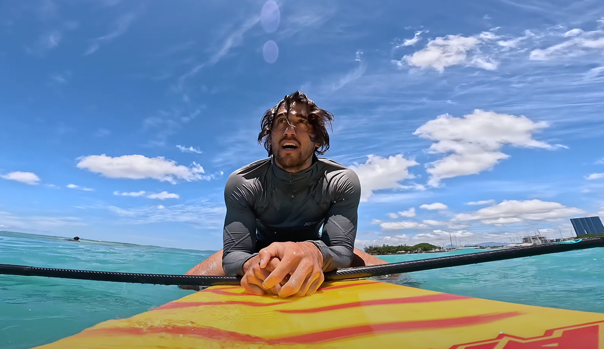 Pro Surfer Zeke Lau Revisits the 'Beginner's Mind' Learning to SUP Foil