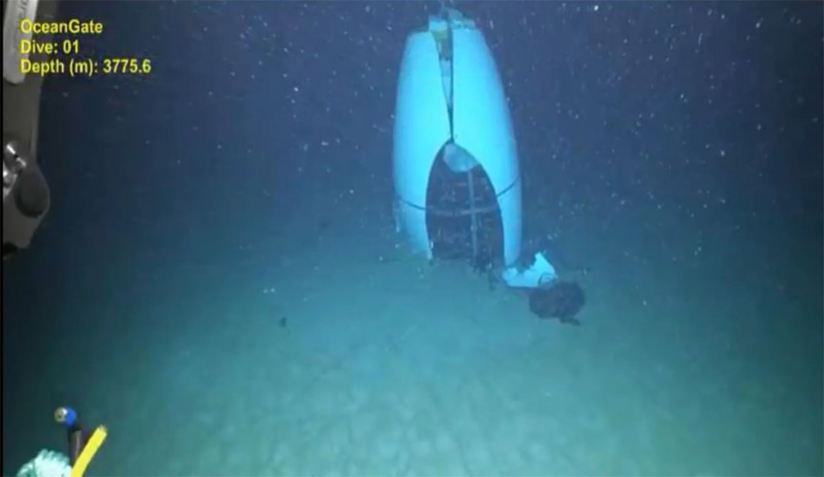 First Photo of Titan Submersible Wreckage Released by US Coast Guard