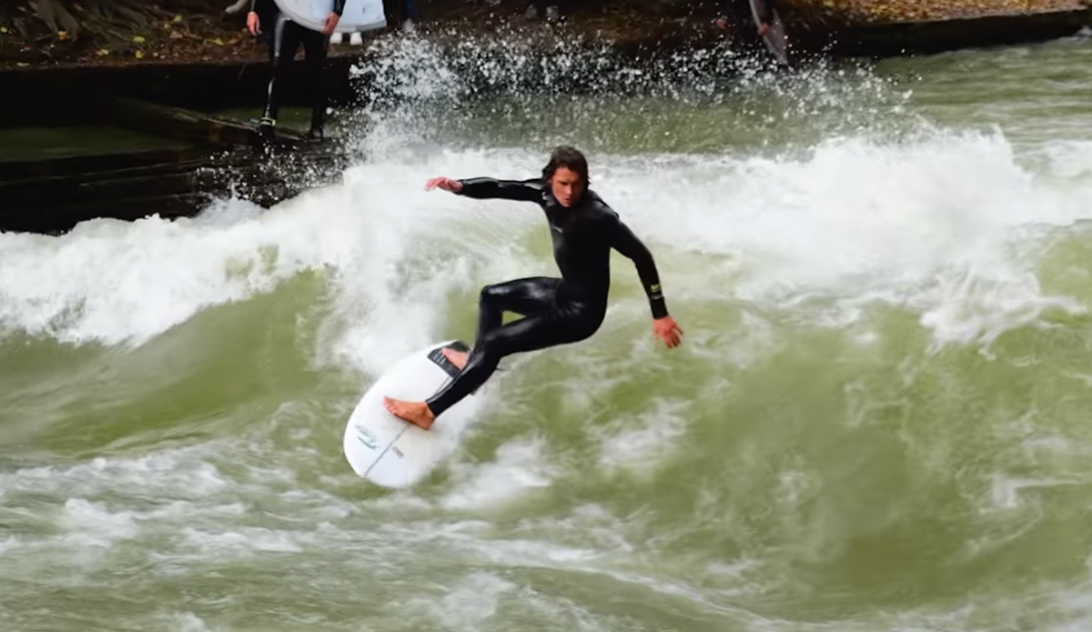 YouTuber Group The Sickos Take on the Eisbach River Wave