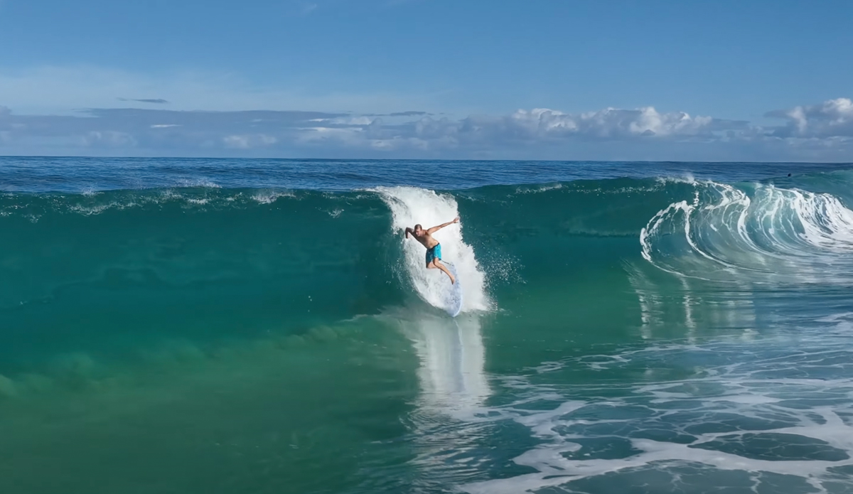 Jamie O’Brien Takes Heavy Wipeouts in Thumping Shorebreak