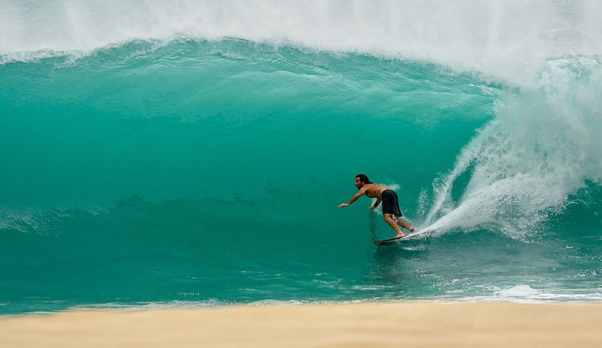 Mason Ho Surfs an Extra Sketchy Hawaiian Slab