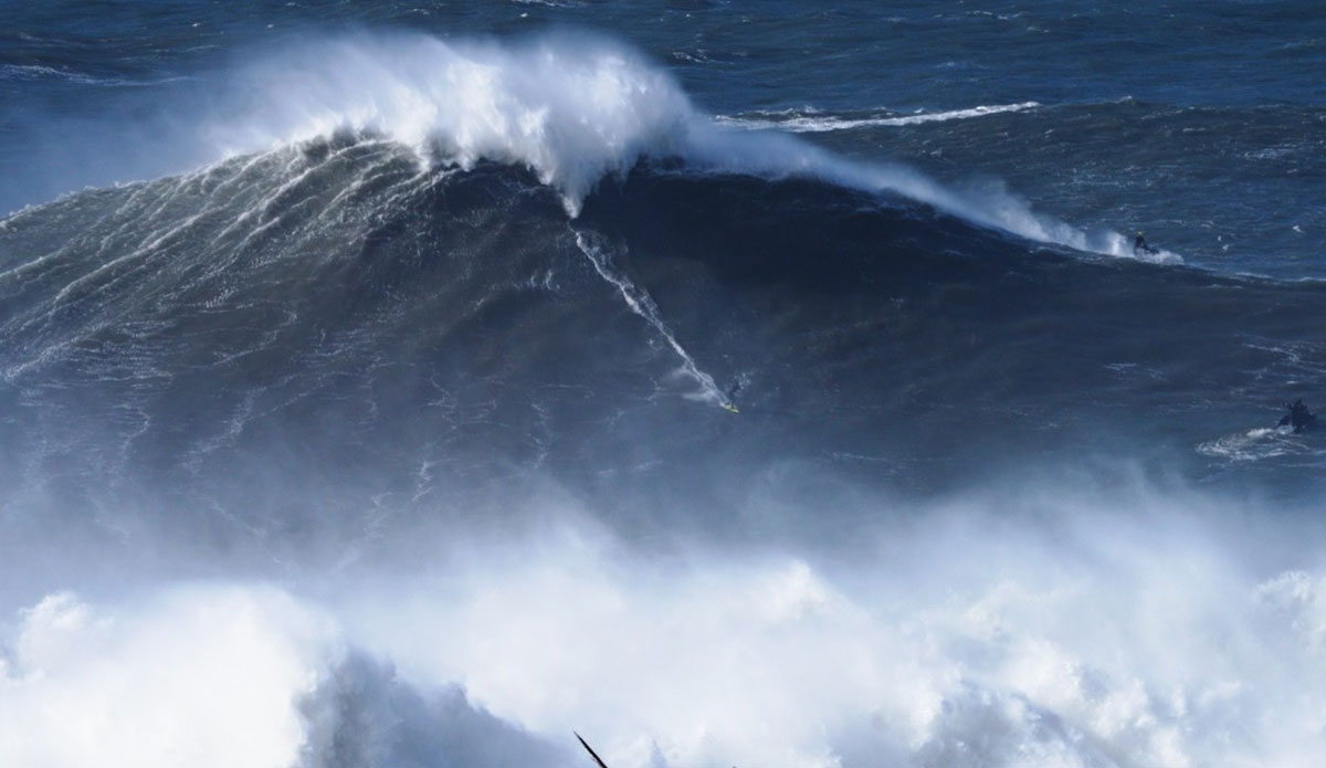 Watch Nic von Rupp Surf One of the Biggest Nazaré Swells In Years